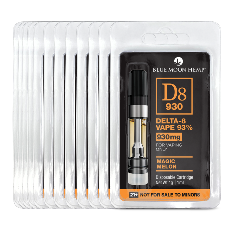 Magic Melon Delta 8 Carts 12-Pack DFT | Blue Moon Hemp Wholesale