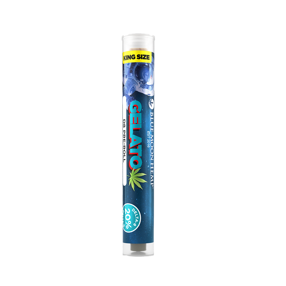 Gelato Delta 8 Pre-Roll | Blue Moon Hemp Wholesale