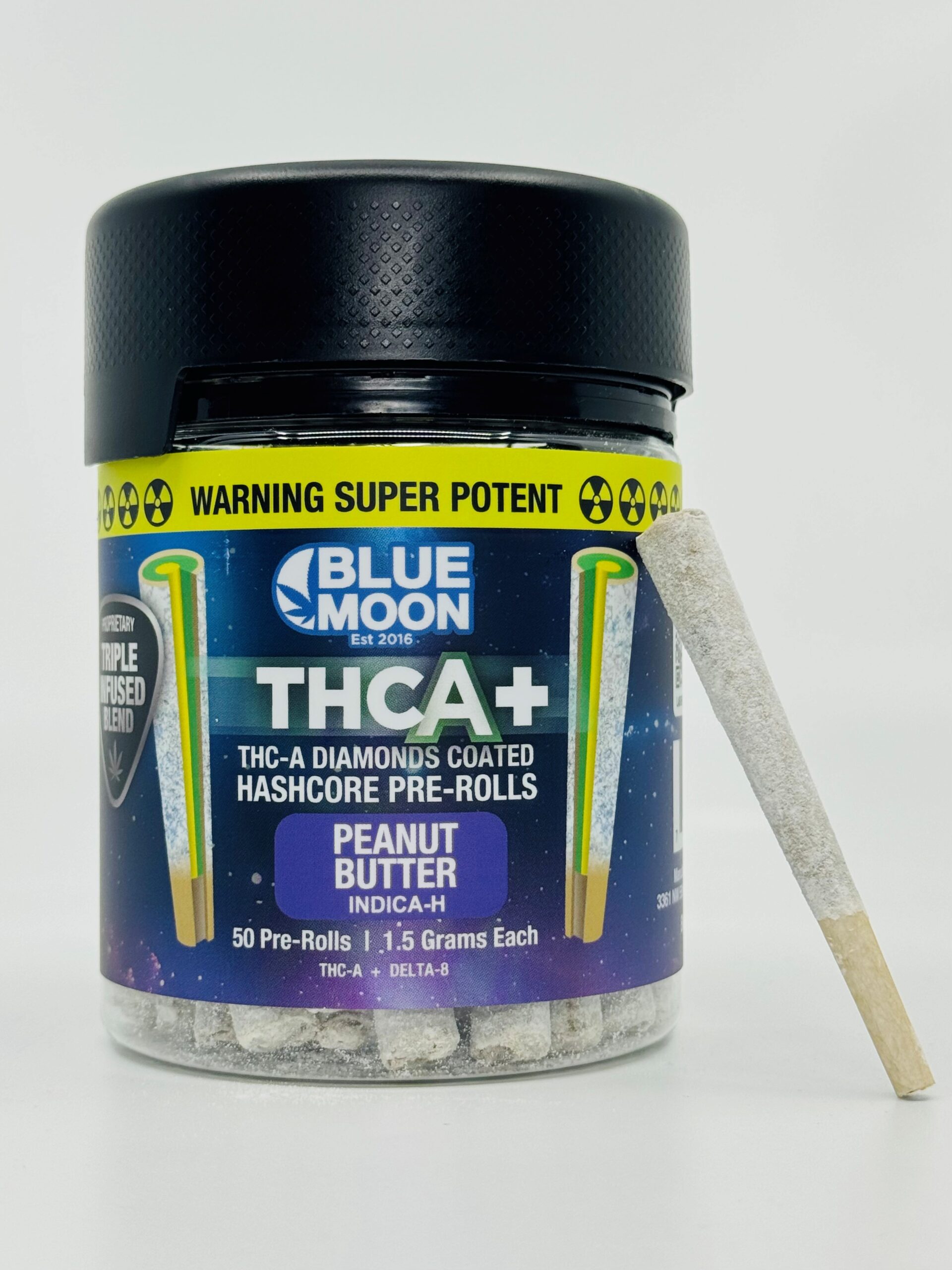 50ct THCA+ - Pre-Rolls - Peanut Butter | Blue Moon Hemp Wholesale