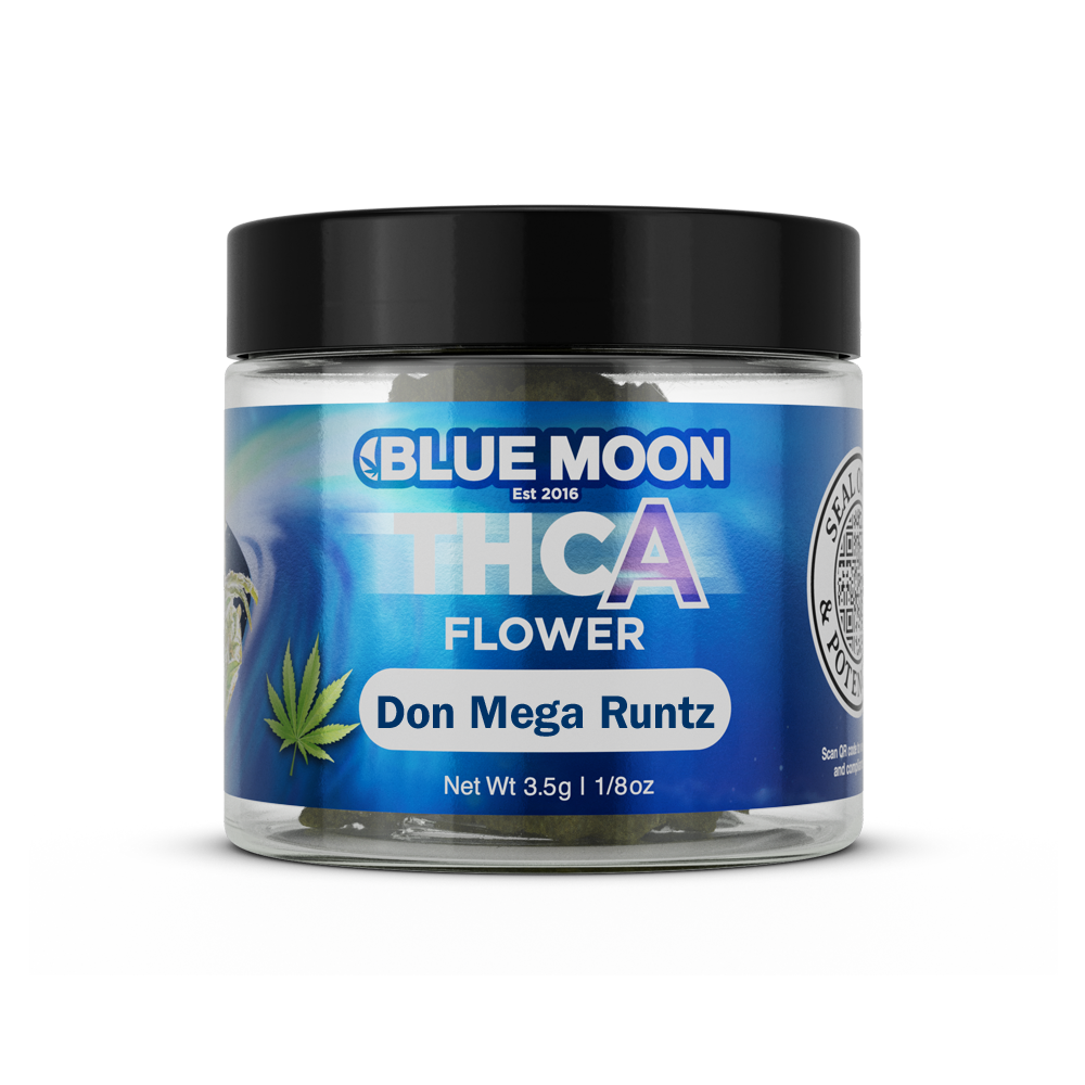 Don Mega Runtz Exotic THC-A Flower | Blue Moon Hemp Wholesale